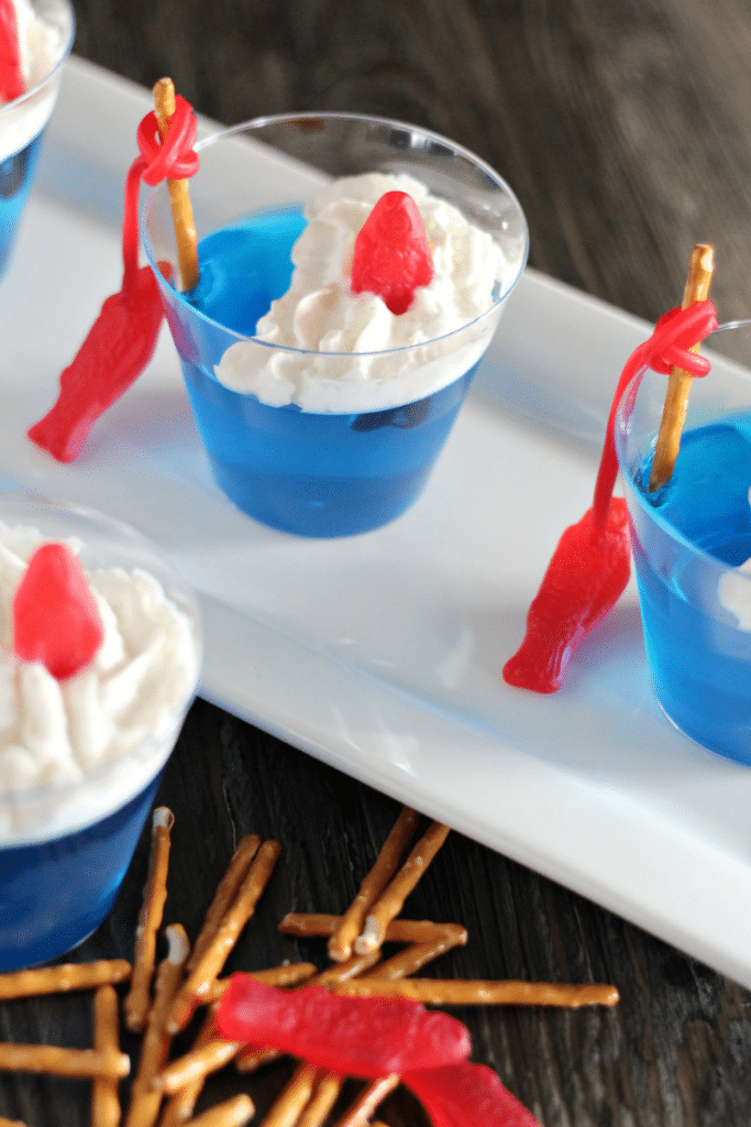 Jello Cups "Deep Sea Fishing"