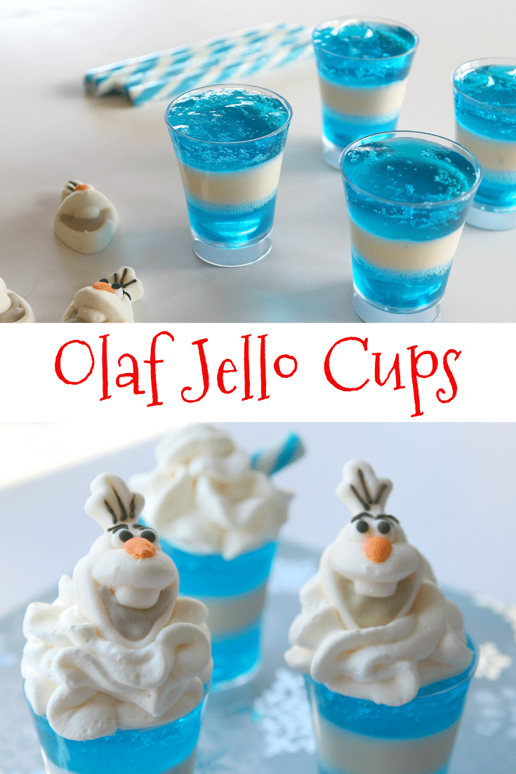 Frozen Olaf Dessert Cups