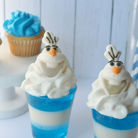 Frozen Olaf Dessert Cups