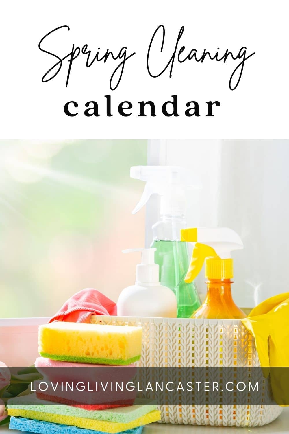 30 Day Spring Cleaning Calendar to Keep You On Track