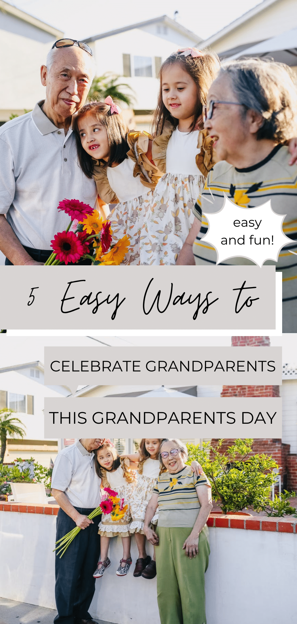 5 Easy Ways to Celebrate Grandparents this Grandparents Day