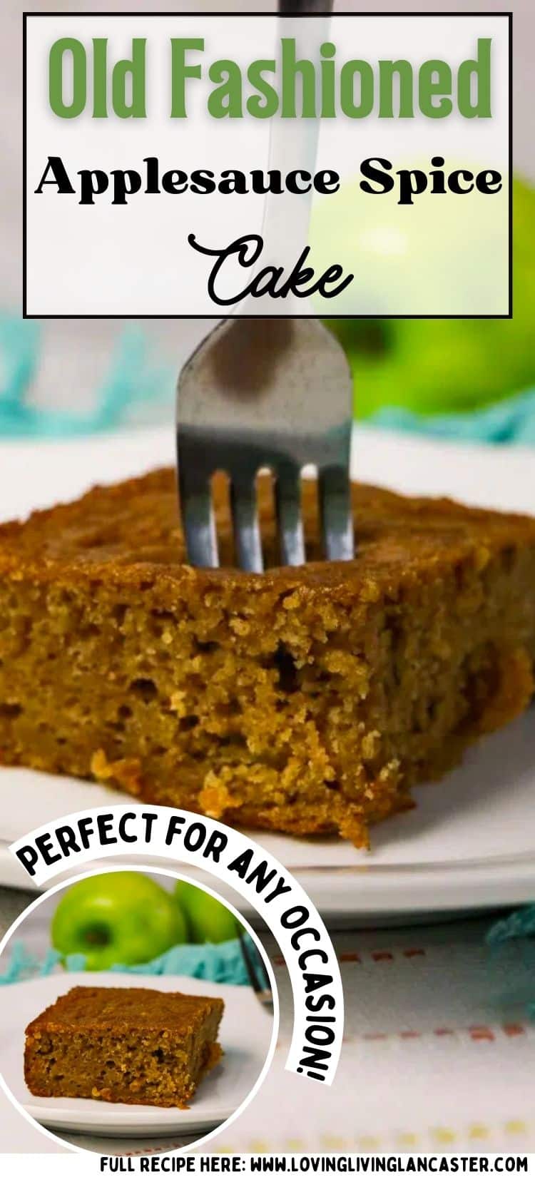 Applesauce Cake Recipe (Old-Fashioned Easy Recipe)