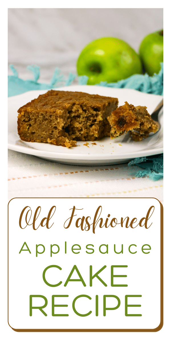 Applesauce Cake Recipe (Old-Fashioned Easy Recipe)