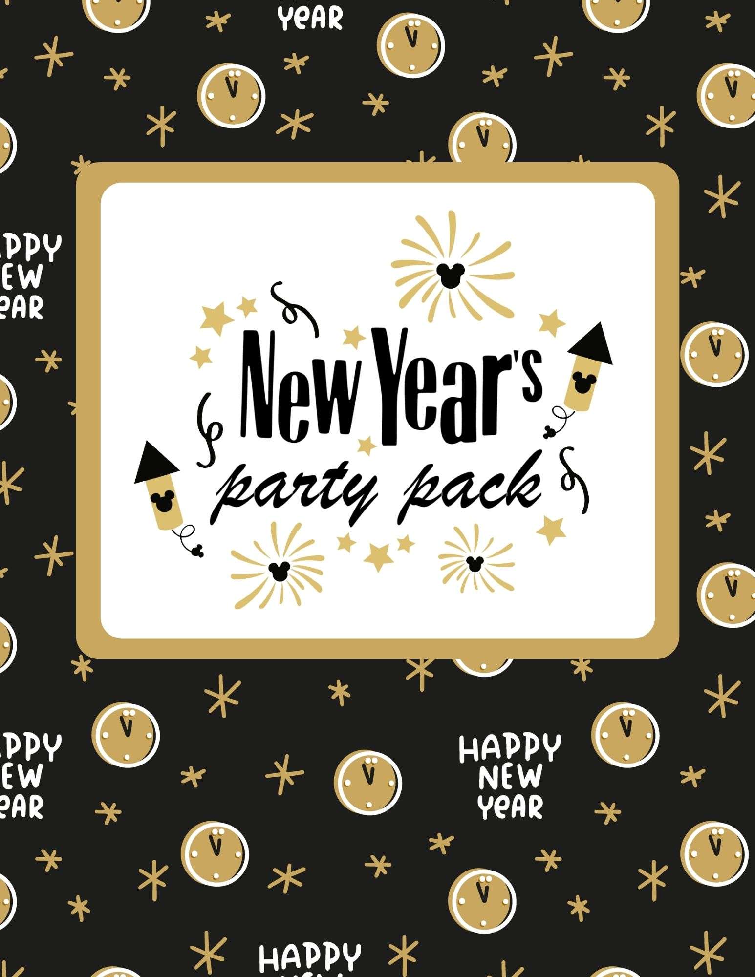 Disney New Year's Eve Party Pack