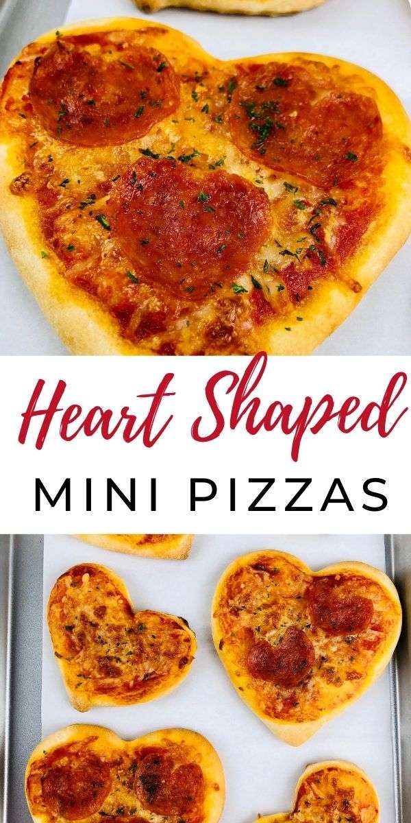 Heart Shaped Mini Pizzas