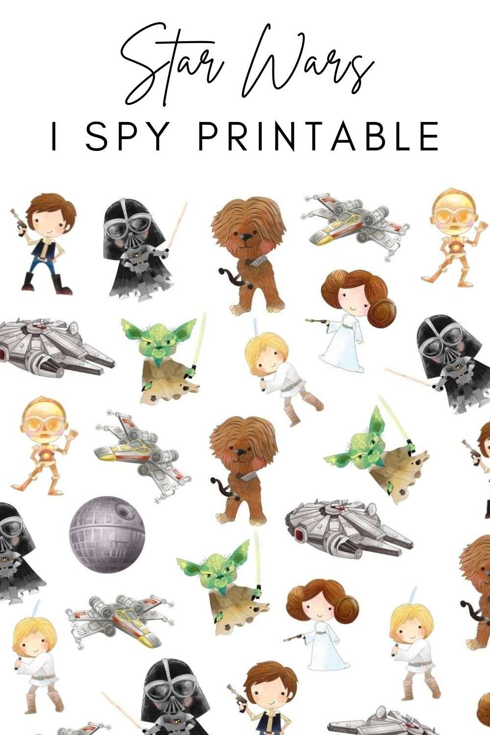 Star Wars I Spy Printable