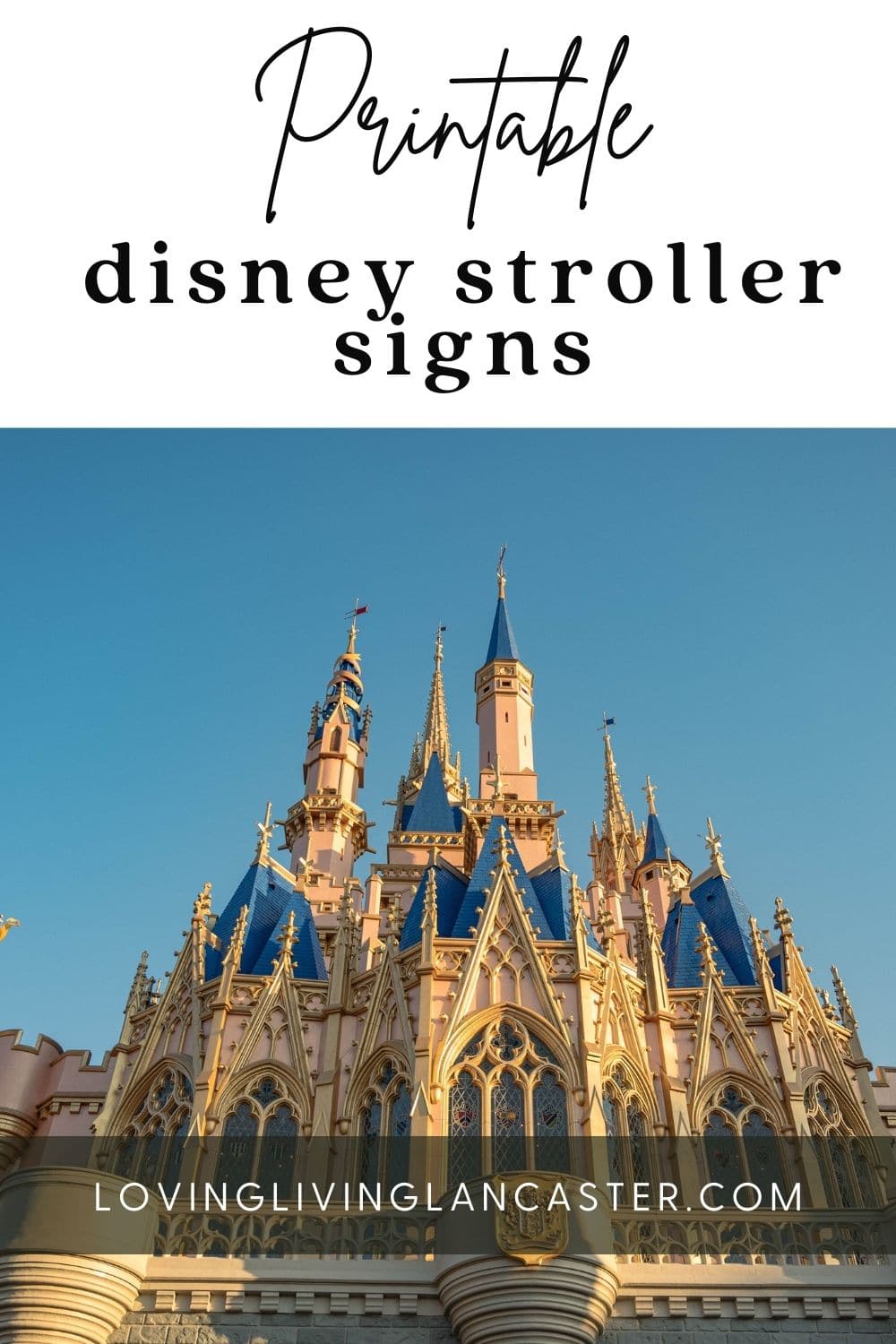 Disney Printable Stroller Signs