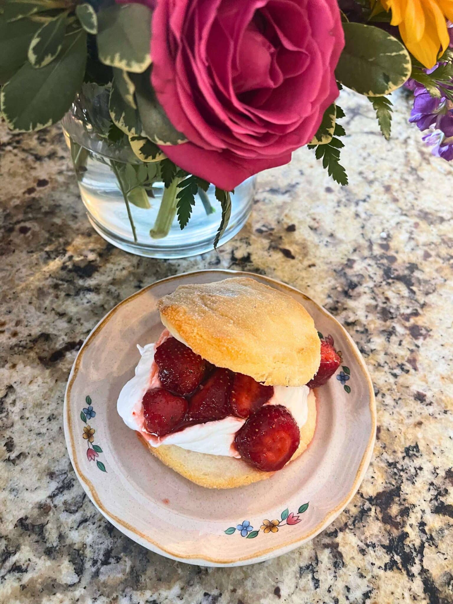 Strawberry Shortcake Biscuits with Refrigerated Biscuits
