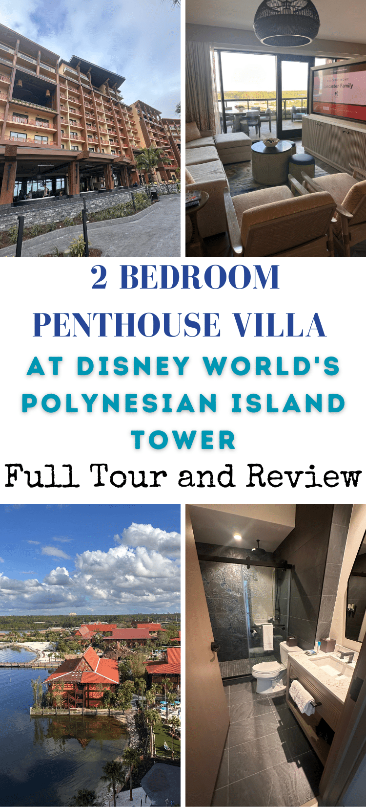 2 Bedroom Penthouse Villa at Disney World's Polynesian Island Tower ...