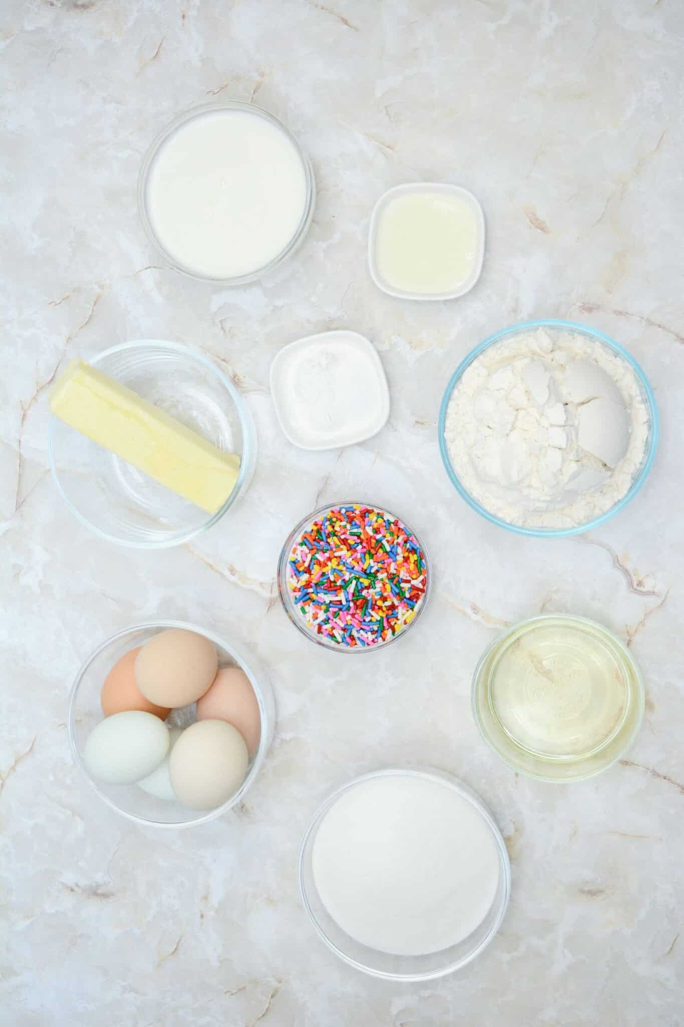 Easy From Scratch Confetti Birthday Cake Roll Recipe with Cream Cheese ...